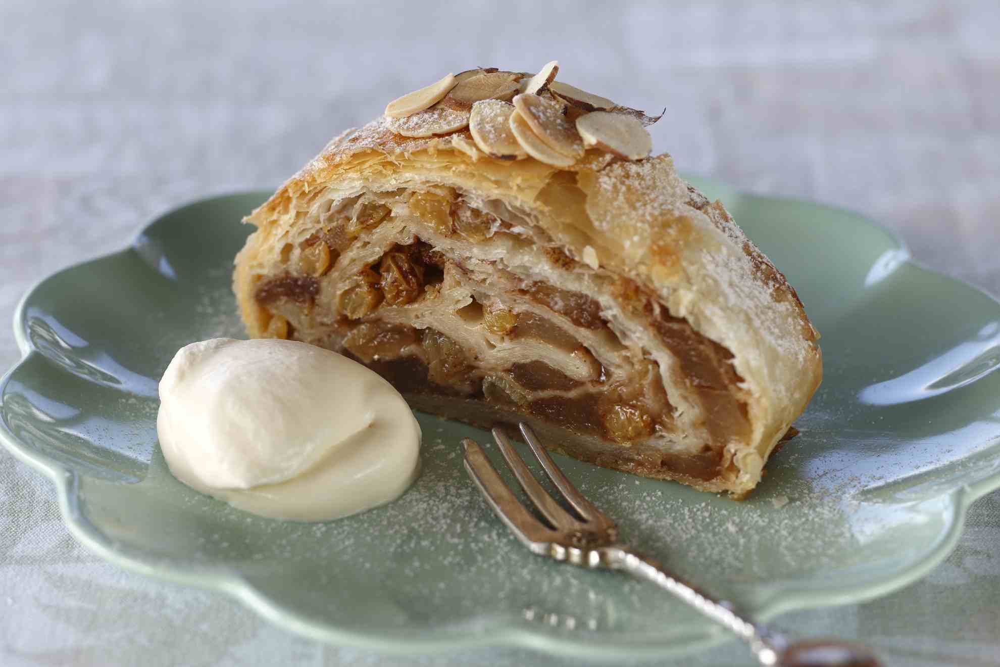 Pear & Cinnamon Strudel - Timos
