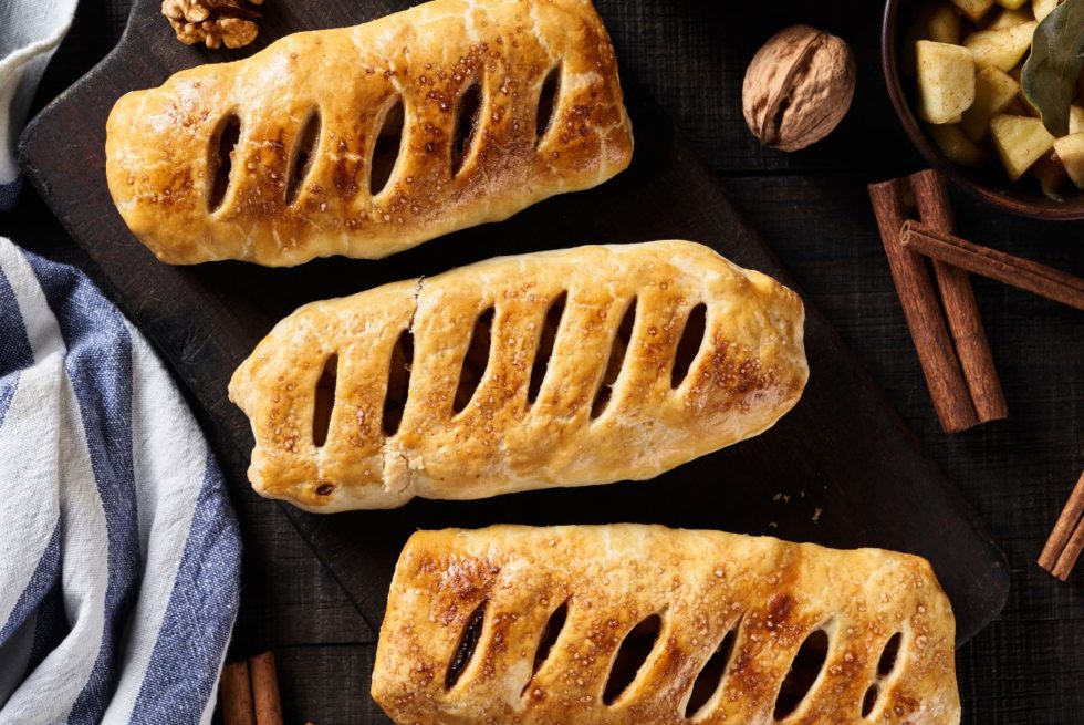 Pear & Cinnamon Strudel - Timos